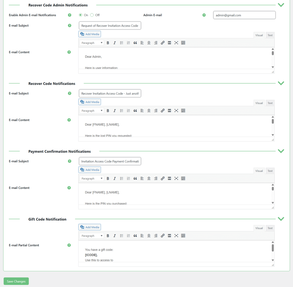 WordPress Invitation Code Content Restriction Plugin | CreativeMinds