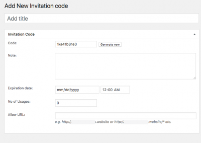 WordPress Invitation Code Content Restriction Plugin | CreativeMinds