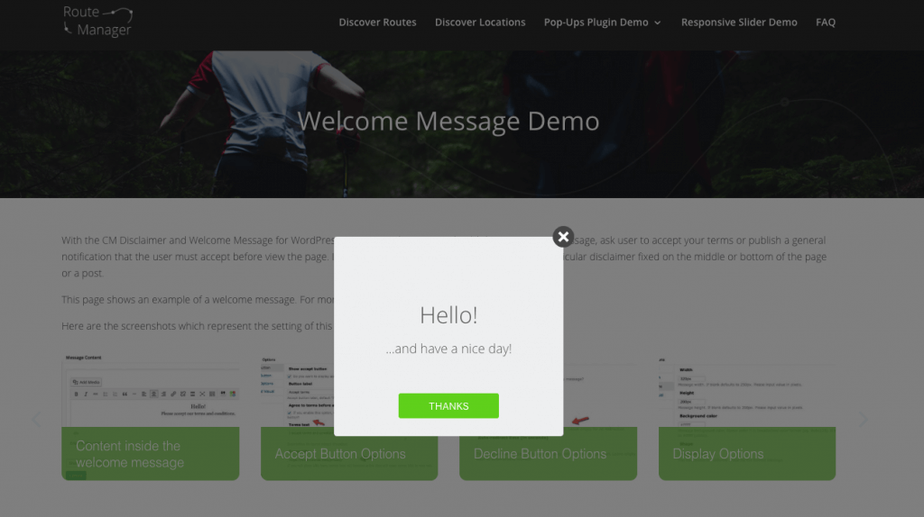 WordPress Disclaimer and Notification Popup Plugin | CreativeMinds