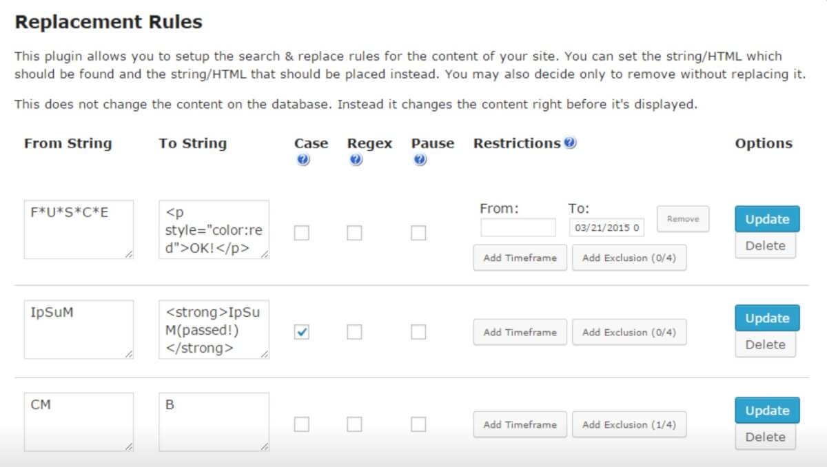 How to Use Search and Replace WordPress Plugin | CreativeMinds