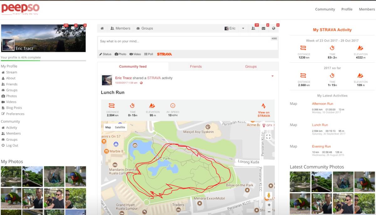 Creating a Fit Social Network? PeepSo or BuddyPress | CreativeMinds