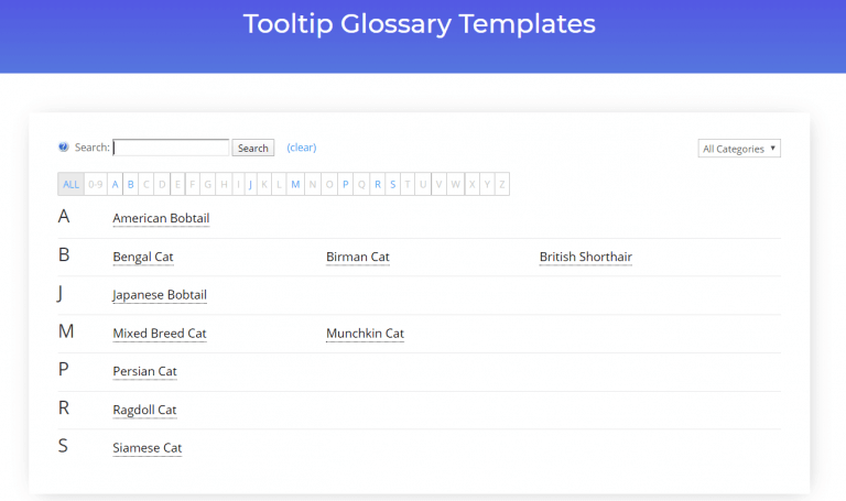 Most Amazing Tooltip Glossary Plugin for WordPress | CreativeMinds